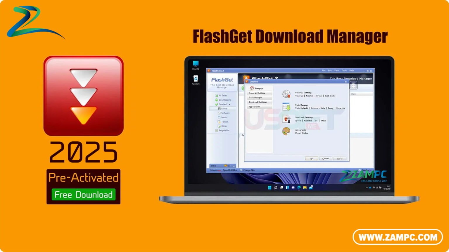 FlashGet Download Manager 3.7.0.1220 | ZamPC | ZamPC | Fast And Simple Way