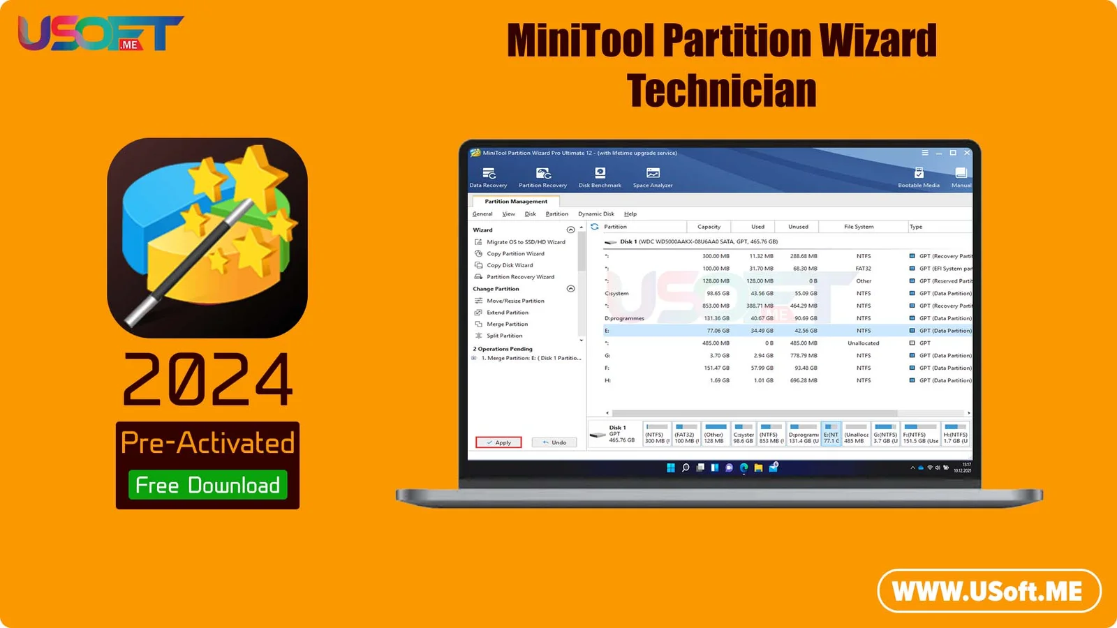 MiniTool Partition Wizard Technician 12.9 | ZamPC | ZamPC | Fast And ...