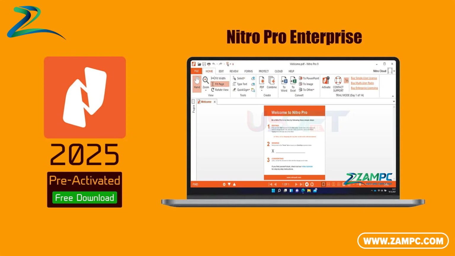 Nitro Pro Enterprise 14.41.1.4 | ZamPC | Fast And Simple Way