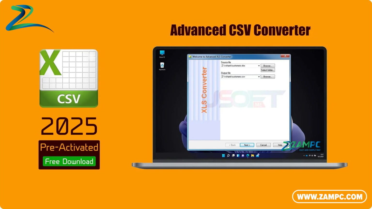 Advanced CSV Converter 7.55 | ZamPC | ZamPC | Fast And Simple Way