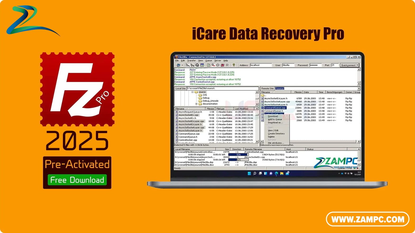 FileZilla Pro 3.68 | ZamPC | ZamPC | Fast And Simple Way