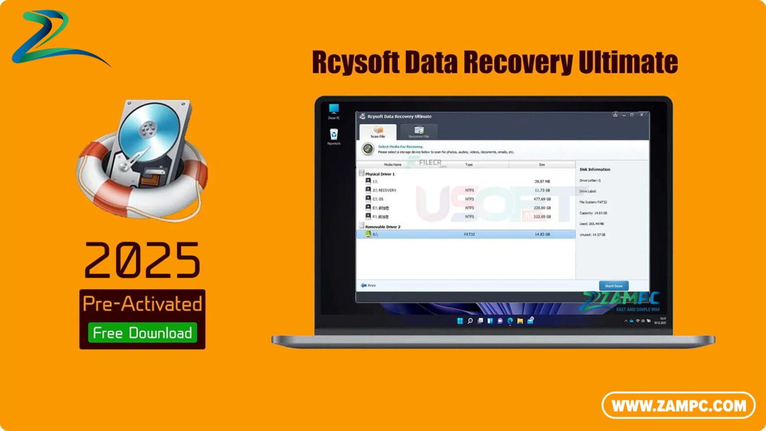 Rcysoft Data Recovery Ultimate 13.9.0.0 | ZamPC | ZamPC | Fast And ...