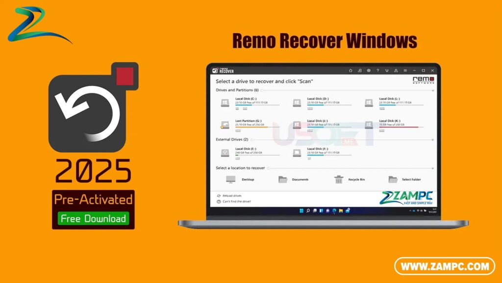 Remo Recover Windows 6.0.0.243 | ZamPC | ZamPC | Fast And Simple Way