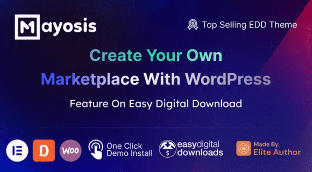 Mayosis 5.4.7 – Digital Marketplace WordPress Theme