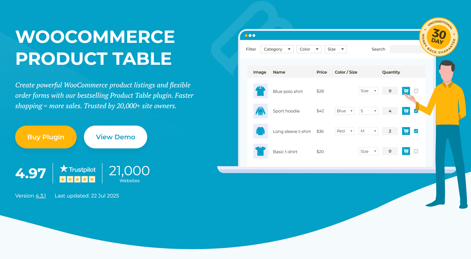 WooCommerce Barn2 Product Table 4.3.0 | ZamPC