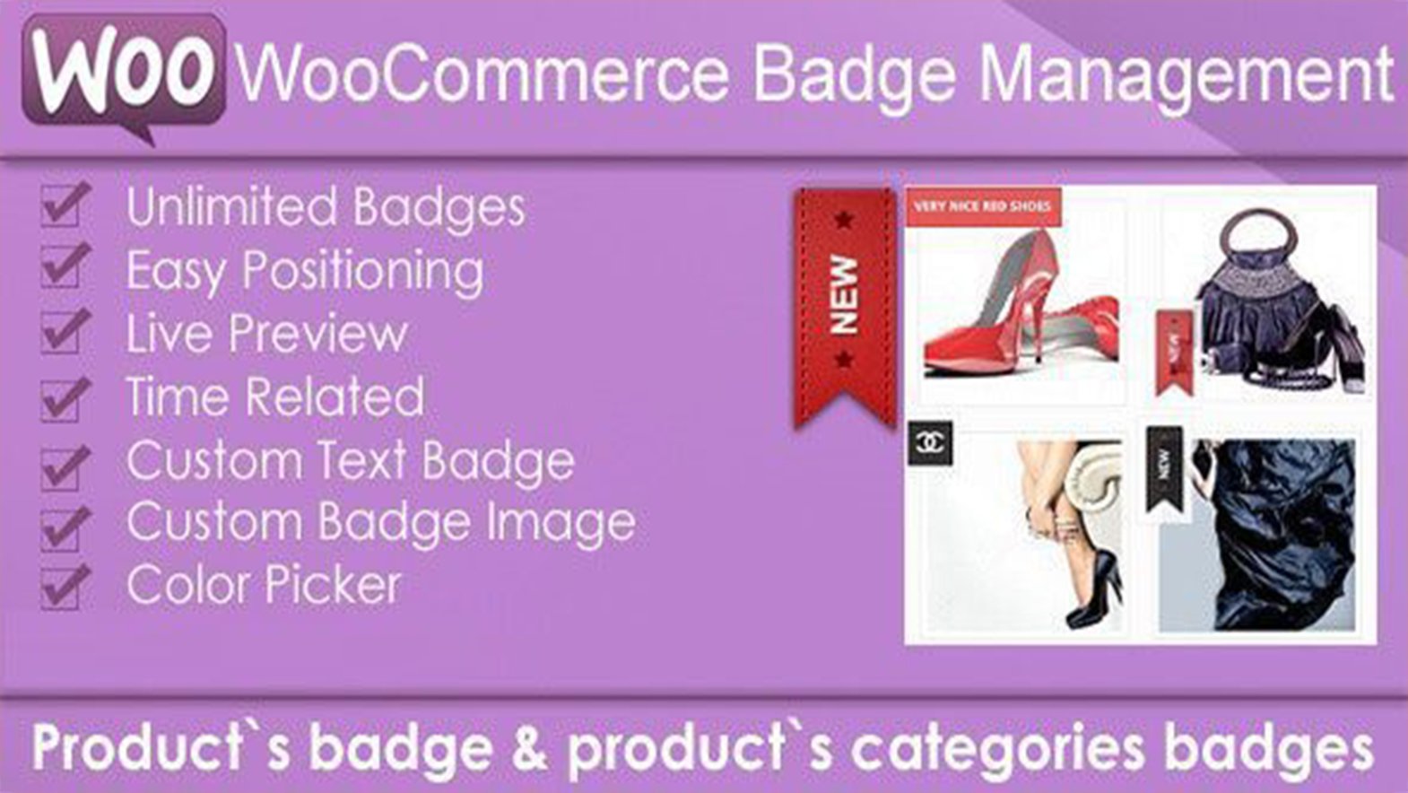 WooCommerce Products Badge Management 5.1 For WordPress | ZamPC | Fast And Simple Way