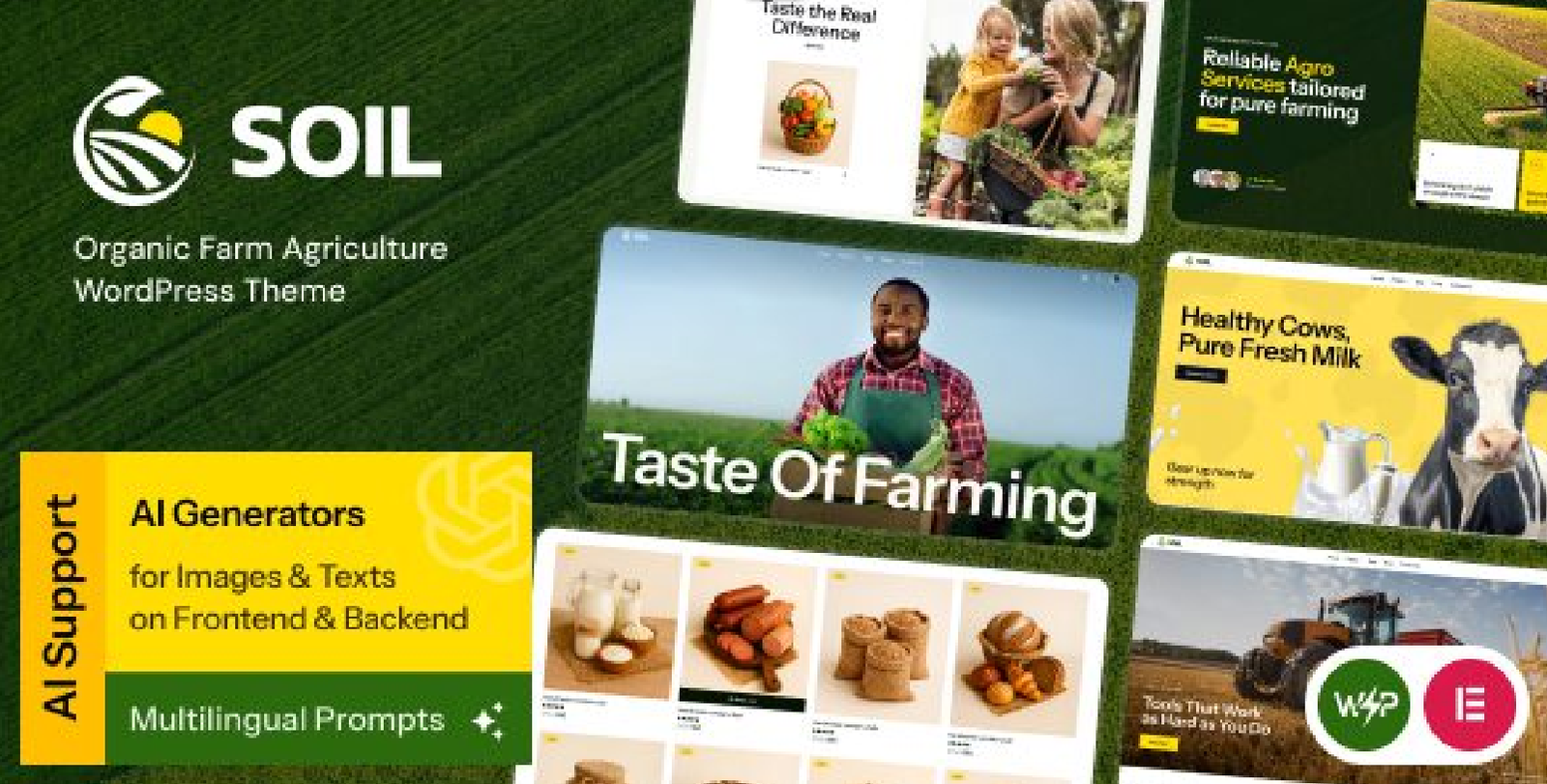 Soil v1.0.0 – Organic Farm Agriculture WordPress Theme