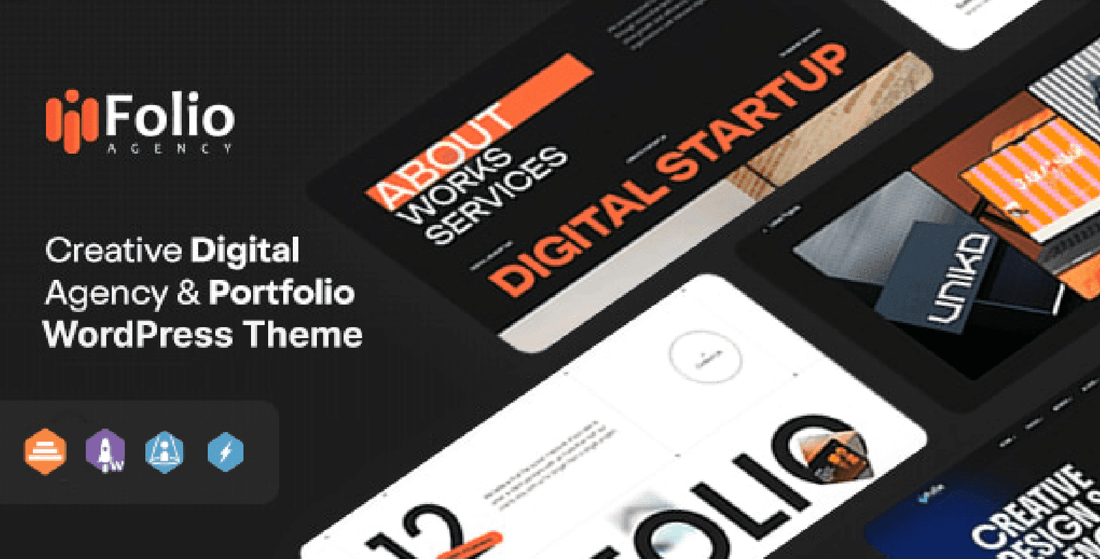 Uifolio v1.0.2 – Elementor Creative Portfolio & Digital Agency WordPress Theme